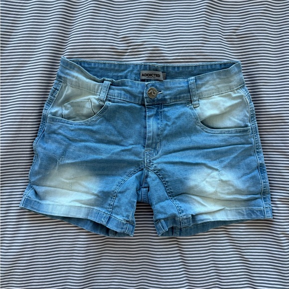 Addicted Brands | Shorts | Addicted Mens Light Blue Jean Shorts | Poshmark